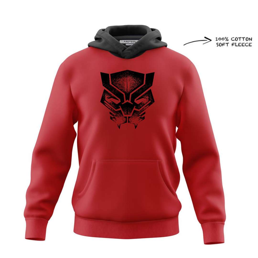 DTF - BLACK PANTHER HALF TONE LOGO HOODIE DTF076 – Protees.pk