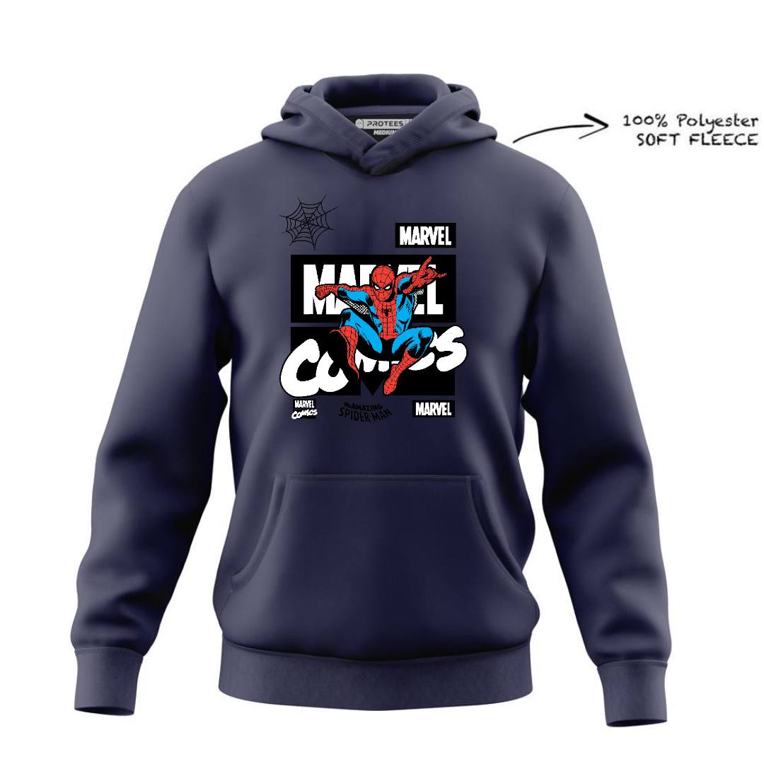 DTF - MARVEL COMICS SPIDERMAN HOODIE DTF078 – Protees.pk