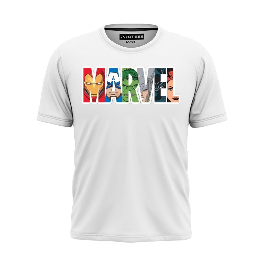 DTF AVENGER HEROES MARVEL LOGO TEE DTF0062 – Protees.pk