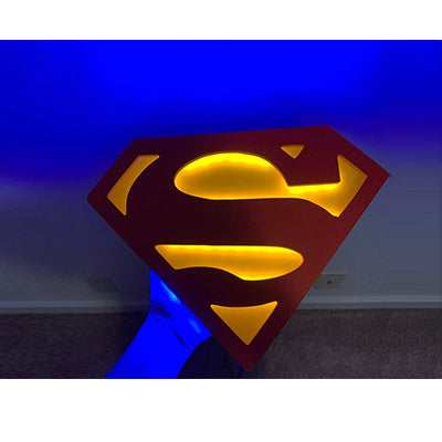 SUPERMAN LED LOGO LIGHT. – Protees.pk